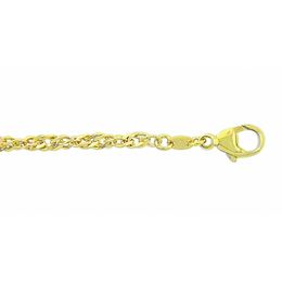 Adelia´s Goldarmband ADELIA´S "333 Gold Singapur Armband 19 cm" Armbänder Gr. Gelbgold 333, goldfarben (gold) Damen Armbänder Gold