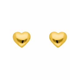 Adelia´s Paar Ohrhänger ADELIA´S "1 585 Gold Ohrringe / Ohrstecker" Gr. Damen, Gelbgold 585, goldfarben (gold) Damen Ohrhänger