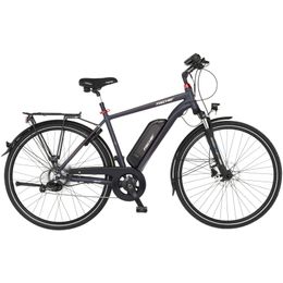 FISCHER BIKE E-Bike FISCHER FAHRRAD "VIATOR 2.0 Herren 422" E-Bikes Gr. 50 cm, 28 Zoll (71,12 cm), grau (dunkel anthrazit matt) E-Bikes Bestseller