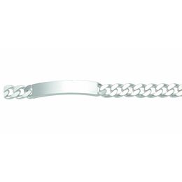 Adelia´s Silberarmband ADELIA´S "925 Silber Flach Panzer Armband 23 cm" Armbänder Gr. 23, Silber 925 (Sterlingsilber), silberfarben (silber) Damen Armbänder Silber