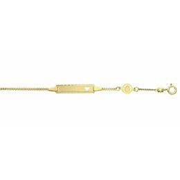 Adelia´s Goldarmband ADELIA´S "Damen Goldschmuck" Armbänder Gr. 14, Gelbgold 333, goldfarben (gold) Damen Armbänder Gold