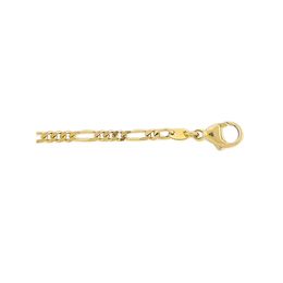 Adelia´s Goldarmband ADELIA´S "333 Gold Figaro Armband 19 cm" Armbänder Gr. Gelbgold 333, goldfarben (gold) Damen Armbänder Gold