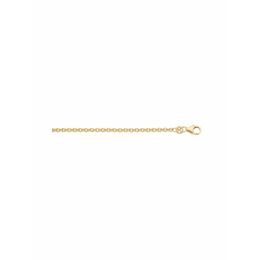 Adelia´s Goldkette ADELIA´S "585 Gold Anker Halskette Ø 1,1 mm" Halsketten Gr. 38, Gelbgold 585, goldfarben (gold) Damen Goldketten