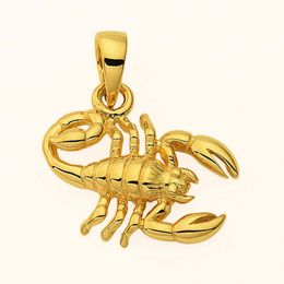 Adelia´s Kette mit Anhänger ADELIA´S "585 Gold Sternzeichen Skorpion" Halsketten Gr. Gelbgold 585, goldfarben (gold) Damen Ketten mit Anhänger