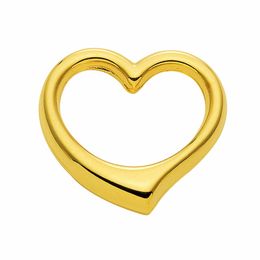 Adelia´s Kette mit Anhänger ADELIA´S "585 Gold Swingheart" Halsketten Gr. Gelbgold 585, goldfarben (gold) Damen Ketten mit Anhänger