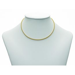 Adelia´s Goldkette ADELIA´S "333 Gold Anker Halskette Ø 2,3 mm" Halsketten Gr. 42, Gelbgold 333, goldfarben (gold) Damen Goldketten