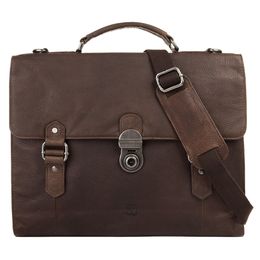 Aktentasche Bodenschatz Gr. B/H/T: 36 cm x 32 cm x 9 cm onesize, braun Damen Taschen Aktenkoffer