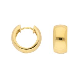 Adelia´s Paar Ohrhänger ADELIA´S "333 Gold Ohrringe Creolen Ø 14,6 mm" Gr. Damen, Gelbgold 333, goldfarben (gold) Damen Ohrhänger