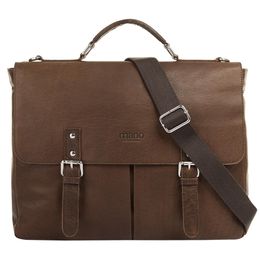 Aktentasche mano "DON PAOLO" Gr. B/H/T: 39 cm x 29 cm x 9 cm onesize, braun Damen Taschen Aktenkoffer