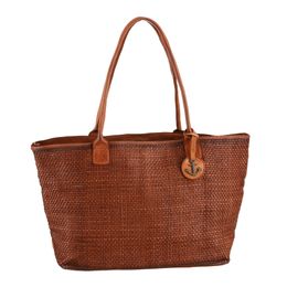 Shopper Harbour 2nd "Grace" Gr. B/H/T: 50 cm x 30 cm x 16 cm, braun (charming cognac) Damen Taschen Strandtaschen