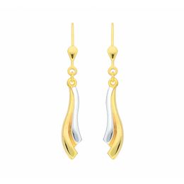 Adelia´s Paar Ohrhänger ADELIA´S "Damen Goldschmuck 1 333 Gold Ohrringe / Ohrhänger" Gr. Damen, goldfarben (gold) Damen Ohrhänger