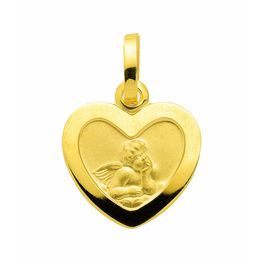 Adelia´s Kette mit Anhänger ADELIA´S "585 Gold Amor" Halsketten Gr. Gelbgold 585, goldfarben (gold) Damen Ketten mit Anhänger