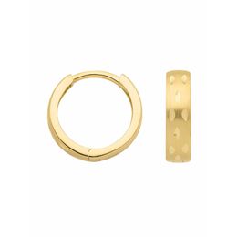 Adelia´s Paar Ohrhänger ADELIA´S "1 333 Gold Ohrringe / Creolen" Gr. Damen, Gelbgold 333, goldfarben (gold) Damen Ohrhänger