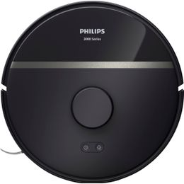 Philips Saugroboter "XU3000/01, 230 min Akkulaufzeit, Teppichfunktion" schwarz (dunkel und beluga, metallic) Saugroboter