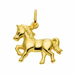 Adelia´s Ketten-Anhänger ADELIA´S "Damen Goldschmuck 585 Gold Anhänger Pferd" Schmuckanhänger goldfarben (gold) Damen Anhänger