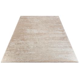 Teppich Home Affaire "Ariano" Teppiche Gr. B/L: 240 cm x 320 cm, 12 mm, 1 St., beige Esszimmerteppiche Vintage, dezenter Glanz, Hoch-Tief-Struktur, Schrumpf Carving-Effekt