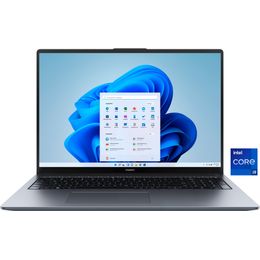 Huawei Notebook "MateBook D16 2024 Intel Core i9 16GB RAM 1TB SSD" Notebooks Gr. 16 GB RAM, grau (dunkelgrau) Laptops