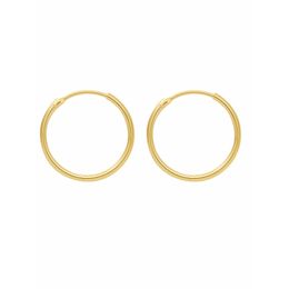Adelia´s Paar Ohrhänger ADELIA´S "333 Gold Ohrringe Creolen Ø 44 mm" Gr. Damen, Gelbgold 333, goldfarben (gold) Damen Ohrhänger