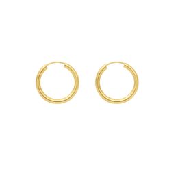 Adelia´s Paar Ohrhänger ADELIA´S "1 585 Gold Ohrringe / Creolen Ø 20 mm" Gr. Damen, Gelbgold 585, goldfarben (gold) Damen Ohrhänger