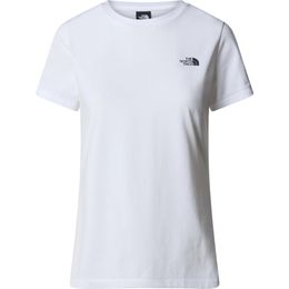 The North Face® T-Shirt, Logo-Brustprint, für Damen, weiß, M