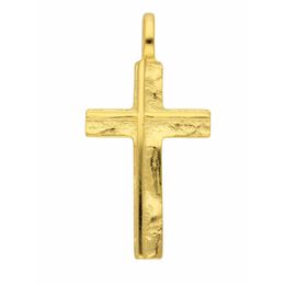 Adelia´s Ketten-Anhänger ADELIA´S "333 Gold Kreuz Anhänger" Schmuckanhänger Gr. Damen, Gelbgold 333, goldfarben (gold) Damen Anhänger
