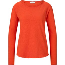 Rich & Royal rich&royal Langarmshirt, Baumwolle, für Damen, rot, L