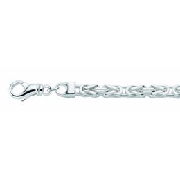 Adelia´s Silberarmband ADELIA´S "925 Silber Königskette Armband 21 cm" Armbänder Gr. Silber 925 (Sterlingsilber), silberfarben (silber) Damen Königsarmband Armbänder Silber