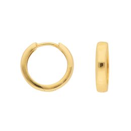 Adelia´s Paar Ohrhänger ADELIA´S "333 Gold Ohrringe Creolen Ø 15 mm" Gr. Damen, Gelbgold 333, goldfarben (gold) Damen Ohrhänger
