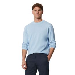 Marc O'Polo Rundhalspullover MARC O'POLO Gr. M, blau (hellblau) Herren Pullover Sweatshirts
