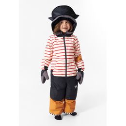 Schneeoverall WeeDo "HOOKDO Pirat" Gr. XS, Normalgrößen, schwarz (schwarz rot) Jungen Overalls Schneeanzüge