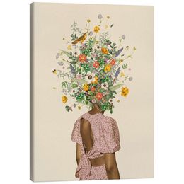 Posterlounge Leinwandbild Frida Floral Studio
