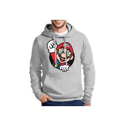 Blondie & Brownie Blondie & Brownie Hoodie Herren Super Mario Faust Nerd Konsole Gaming Spiel Retro mit Kapuze