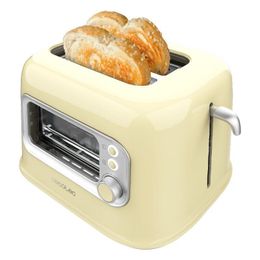 Cecotec - Vertikale Toaster RetroVision Yellow