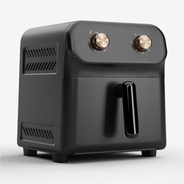 Klarstein Heißluftfritteuse, Airfryer Backofen, 1700W Kompakte Heißluftfritteuse, 5,8L Luft-Friteuse mit Einfacher Bedienung & Timer, Große Heissluftfriteuse,