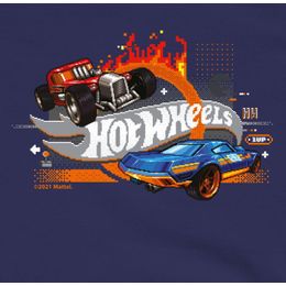 Shirtracer Hoodie 8-Bit Logo Hot Wheels Mädchen
