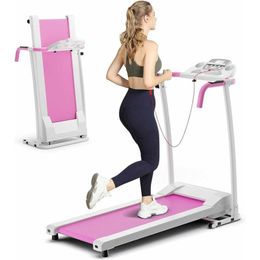 Goplus - klappbares Laufband für Zuhause, Walking Pad mit 12 Laufprogramme, LCD-Display, 1-12 km/h Home Treadmill, Gehunterlage mit Lauffläche 102x36