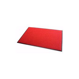 acerto ® - Schmutzfangmatte 40x60cm rot Fußmatte Türmatte Sauberlaufmatte schlicht