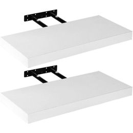 stilista - Wandboard 2er Set Volato Länge 60 cm Weiß