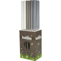 Fackeln Rustik weiß, taupe, grau, Höhe 113cm Gartenfackeln & Kerzen - bolsius