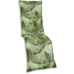GO-DE - Relax-Auflage 50 cm x 170 cm x 6 cm, grün, palmy grün Sitzpolster