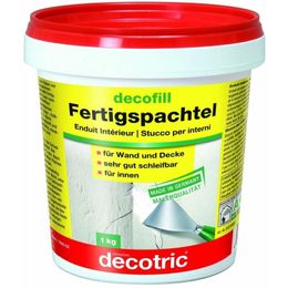 Decofill Fertigspachtel 1 kg Spachtel & Ausgleichsmassen - Decotric