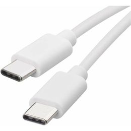 Usb-c Ladekabel, Aufladen und Datenübertragung, 1 m Kabel 2.0 für Schnelladen und Datenübertragung, High Speed 480 Mbit/s, weiß, SM7027W - EMOS