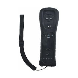 Stück Wii Linker Controller mit Motion Plus, Wii Controller Remote Wii Remote Motion Plus Controller Eingebaut (Schwarz)