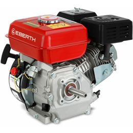 EBERTH 6,5 ps 4,8 kW Benzinmotor Standmotor Kartmotor Antriebsmotor mit konischer 19,00 mm ø Welle, Ölmangelsicherung, 4-Takt, 1 Zylinder Industriemotor,
