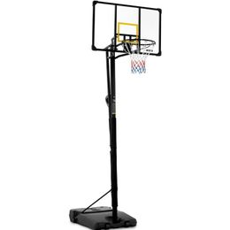 Gymrex Basketballkorb mit Ständer Basketballanlage wetterfest Korbanlage 230 - 305 cm