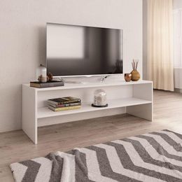 Moderne TV-Möbel, TV-Lowboard TV-Schrank für das Wohnzimmer Weiß 120x40x40 cm Holzwerkstoff -FV15743 - Weiß