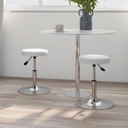 MAISONCHIC - Küchenstühle moderne,Esszimmerstuhl, Essstühle 2 Stk. Weiß Kunstleder -14167 - Weiß