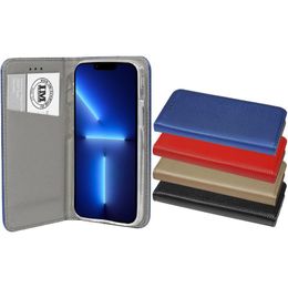 Cofi 1453 - Smart Magnet Tasche Hülle Buch Tasche kompatibel mit Google Pixel 8 Pro Blau