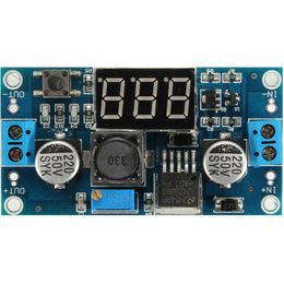 LM2596 Einstellbares Step-Down-DC-DC-Netzteilmodul mit Voltmeter-Anzeige von MagiDeal