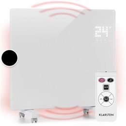 Bornholm Single Konvektions-Heizgerät Thermostat Timer 2 Heizstufen: 500 / 1000 w bis 25 m² Standgerät / Wandinstallation - Weiß - Klarstein